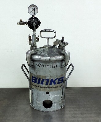 Binks MDMT-20 Pressure Tank ASME Code Certified | eBay
