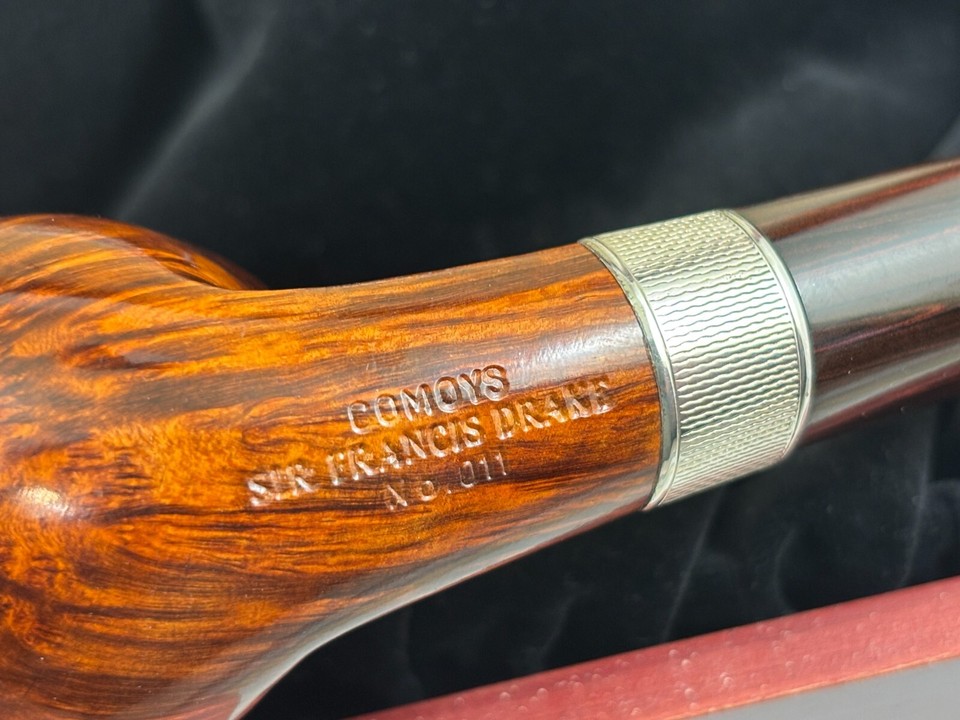 Judd's NEW RARE Comoy’s Sir Francis Drake Commemorative No. 11 Pipe in ...