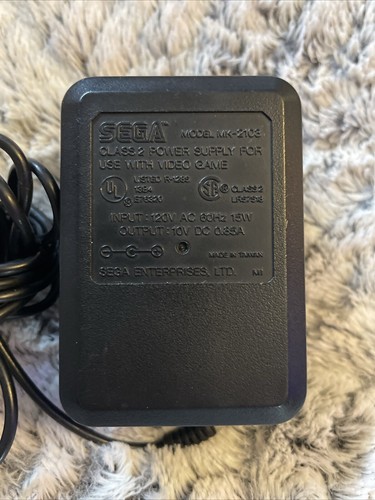 Sega Game Gear 10v Power Adapter MK-2103 | eBay