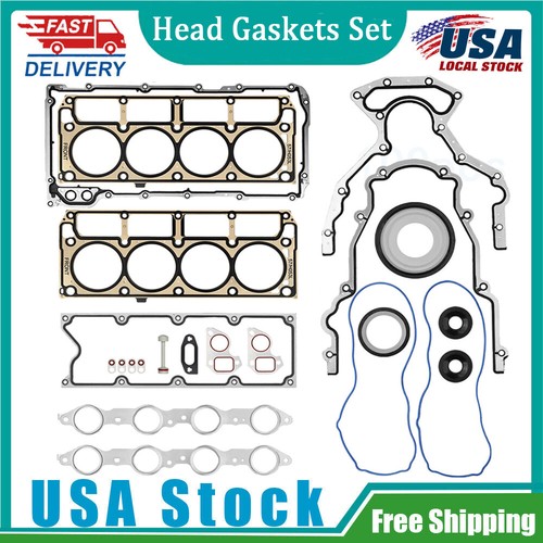 LS Gasket Set Kit &LS9 Head Gaskets LS1/LS6/LQ4/LQ9/4.8/5.3/5.7/6.0L ...