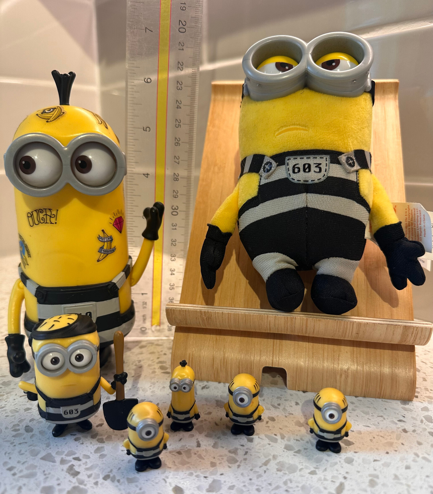 Invasion of Prison Minions! Mixed lot of plush, plastic Mini & Regular ...