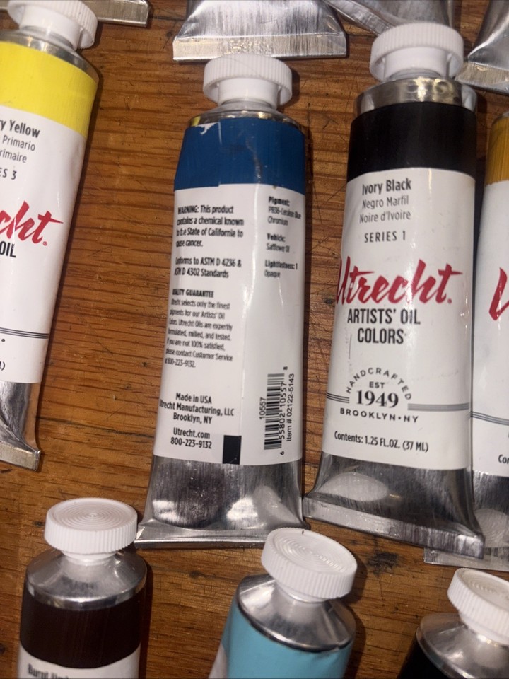Utrecht Artists Oil Paint Series Two Assorted Colors Lot Of 30 | eBay