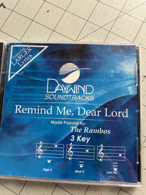 Daywind Soundtrack Remind Me Dear Lord The Rambos Key E C Ab Audio CD ...