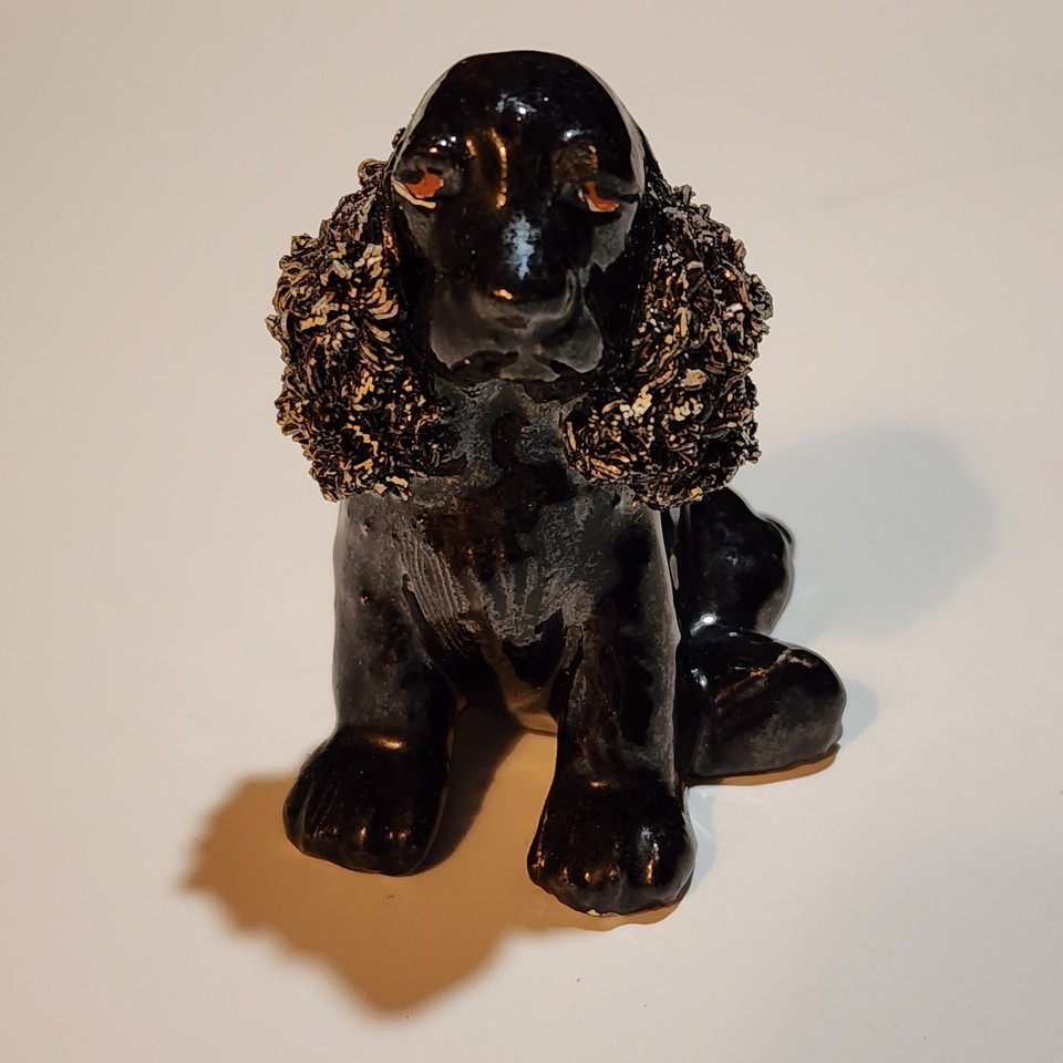 Vintage Jane Callender California Pottery Spaghetti Clay Dog Cocker ...