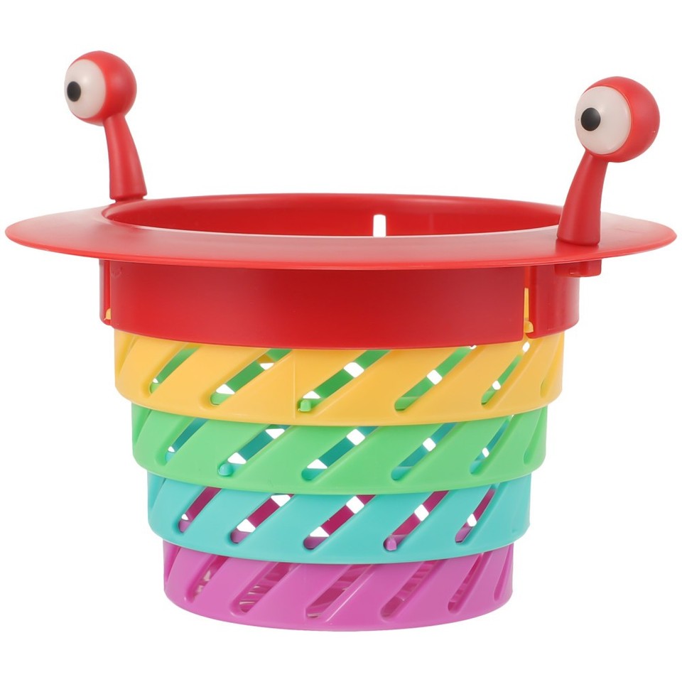 Home Kitchen Sink Strainer Plastic Drain Catcher Cute Filter Basket ...