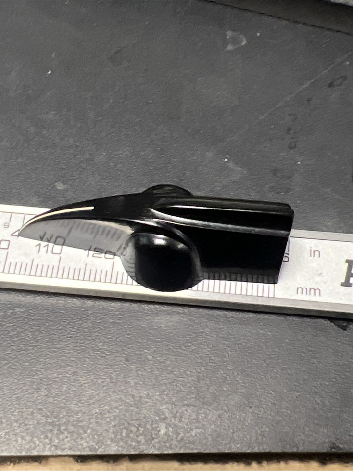 Vintage Daka-Ware Black Long Chicken Beak Pointer Knob w/set screw | eBay