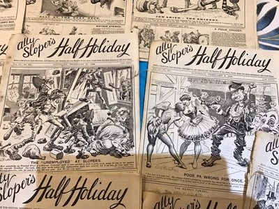 COLLECTION OFF 15 ALLY SLOPER'S HALF DAY HOLIDAY MAGAZINES 1880s | eBay UK