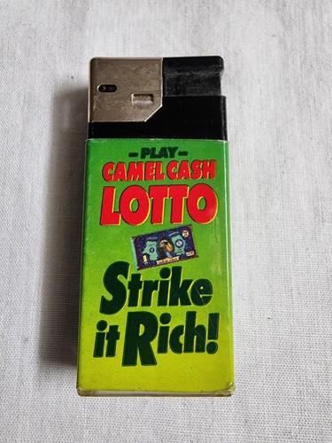 Vintage Tokai Lighter Camel Cash Lotto Strike It Rich Made In Mexico ...