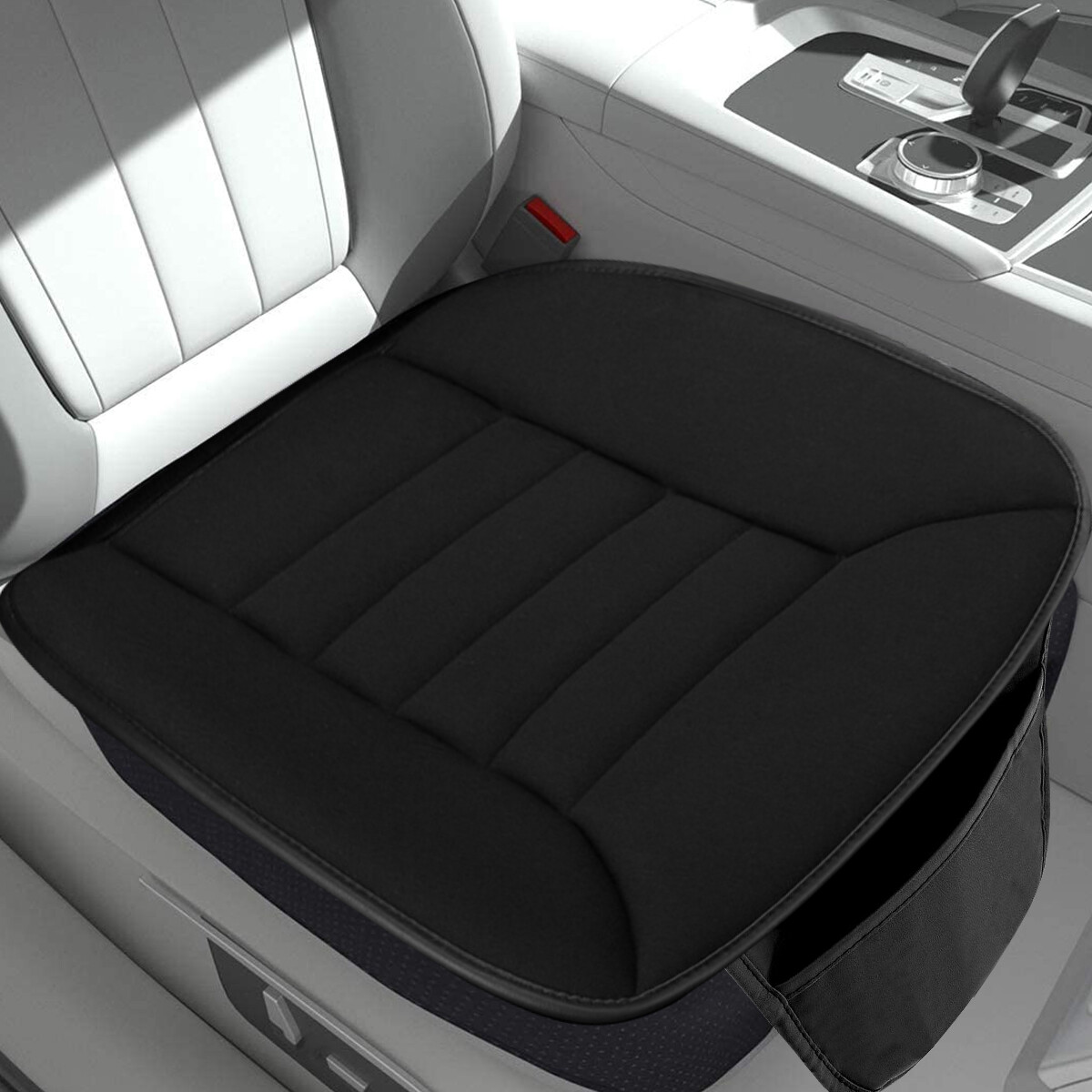 Car Seat Cushion Memory Foam Front Car Seat Mat Pad Non-Slip Rubber ...