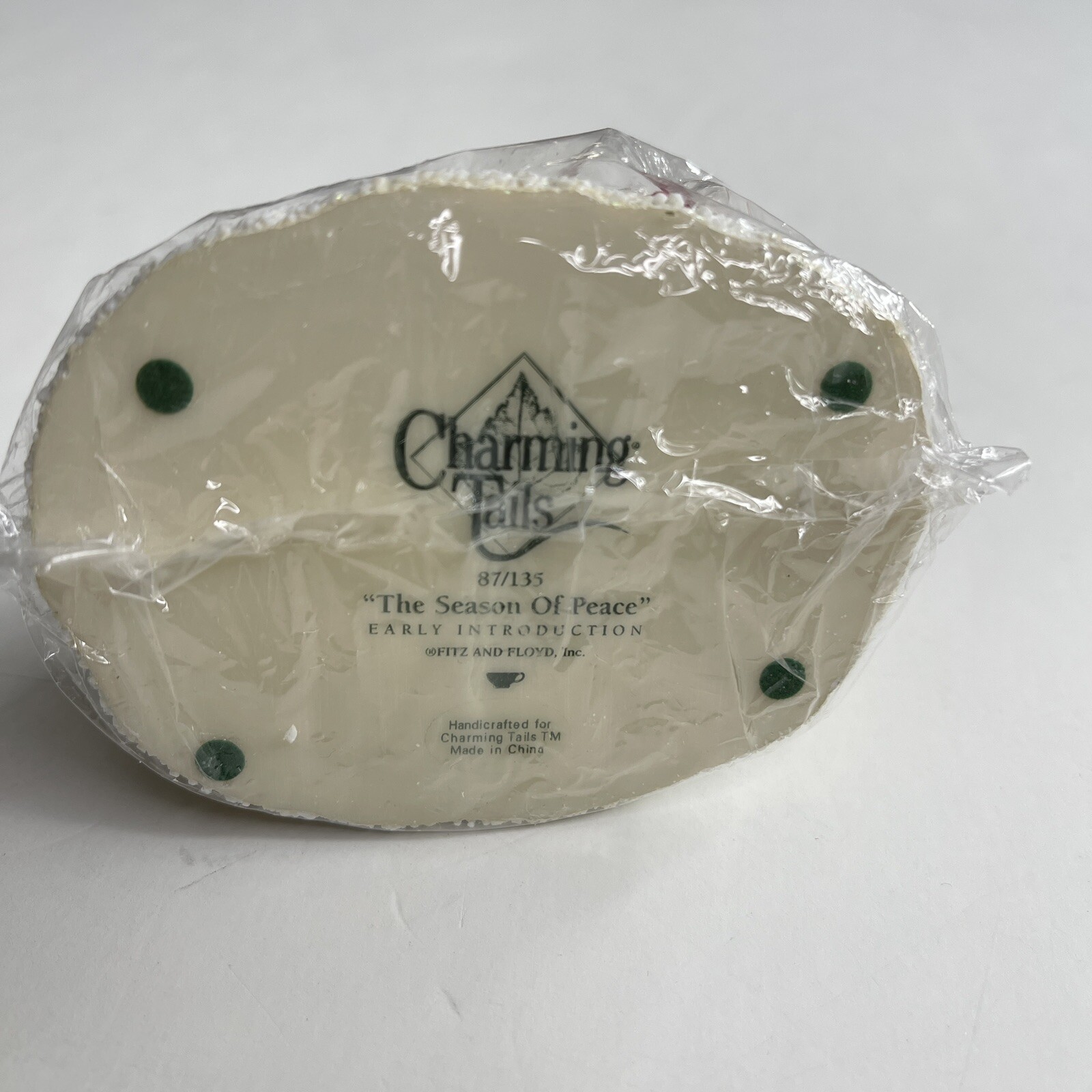 Charming Tails The Season Of Peace 87/135 Fitz & Floyd Mouse Lion Sheep ...