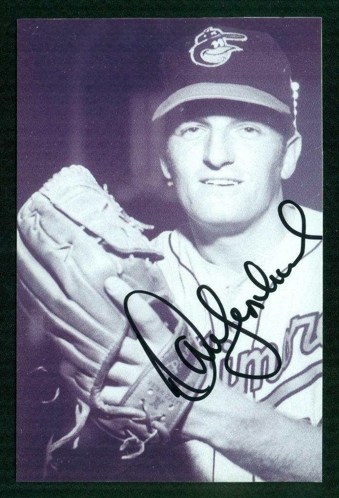#0037, 4" x 6" card, Signed-Autographed, Dave Leonhard, Baltimore ...