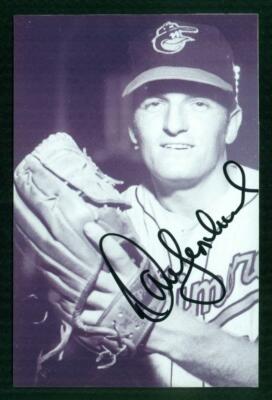 #0037, 4" x 6" card, Signed-Autographed, Dave Leonhard, Baltimore ...