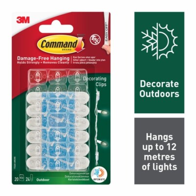 3m Command Strips Wall Hanging Decorating Clips ideal for decoration ...