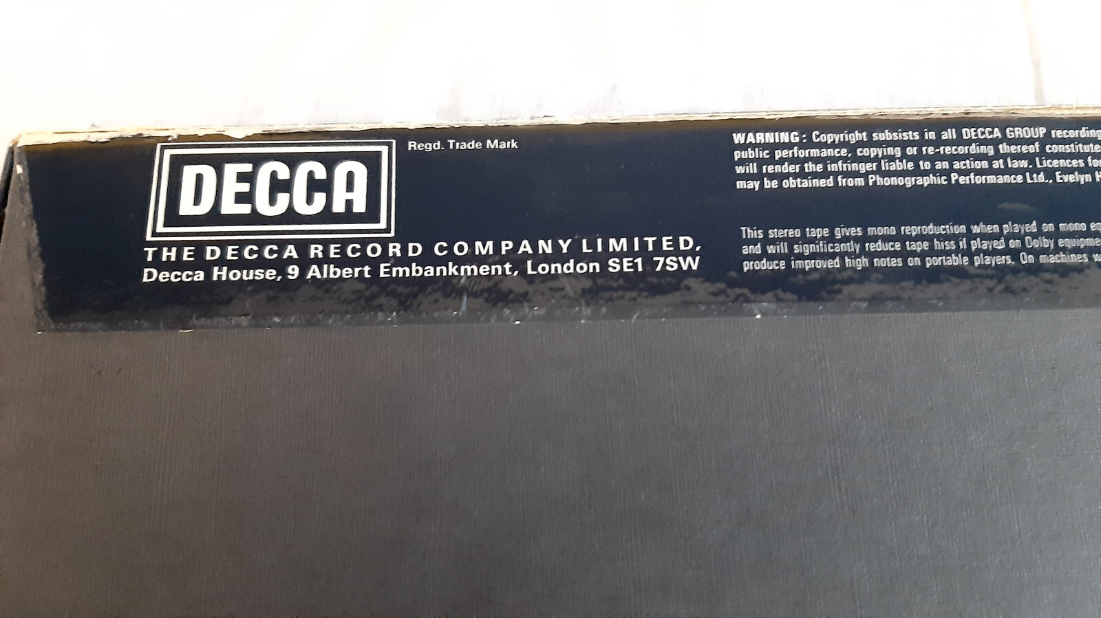 Vintage Decca Opera Puccini Turandot Sutherland Pavarotti Cassette ...