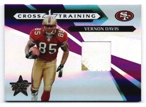 2006 Leaf Rookies & Stars - Cross Training Vernon Davis #CT-29 Purple ...