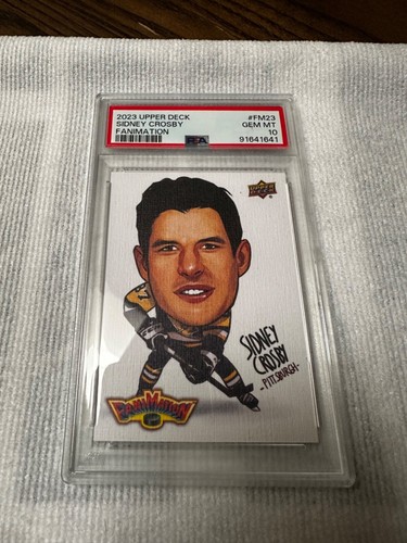 2023-24 Upper Deck Series 2 Sidney Crosby FaniMation FM-23 SSP PSA 10 POP 2 🐧 | eBay