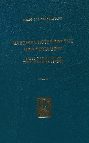 Marginal Notes for the New Testament by Robert G. Bratcher (1980, Trade ...
