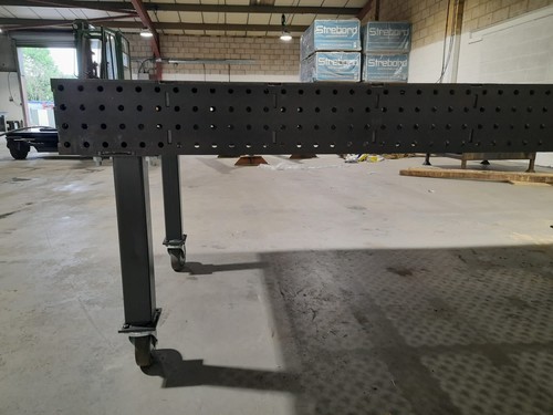 Welding and fabrication jig table bench mig, tig, stick 4.8m x 1.2m ...