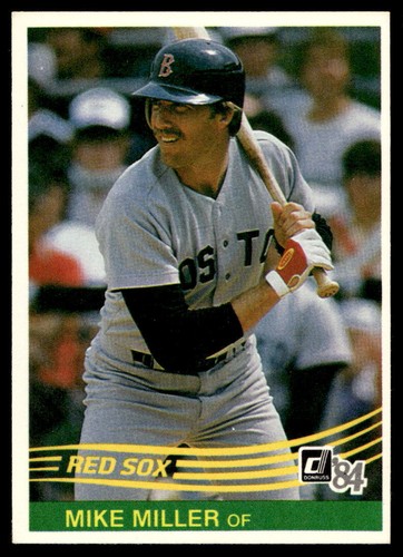 1984 Donruss 493 Rick Miller Boston Red Sox UER Baseball Card | eBay