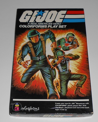 Vintage 1982 Colorforms GI Joe Play Set In Box Gi Joe Childrens Toy ...