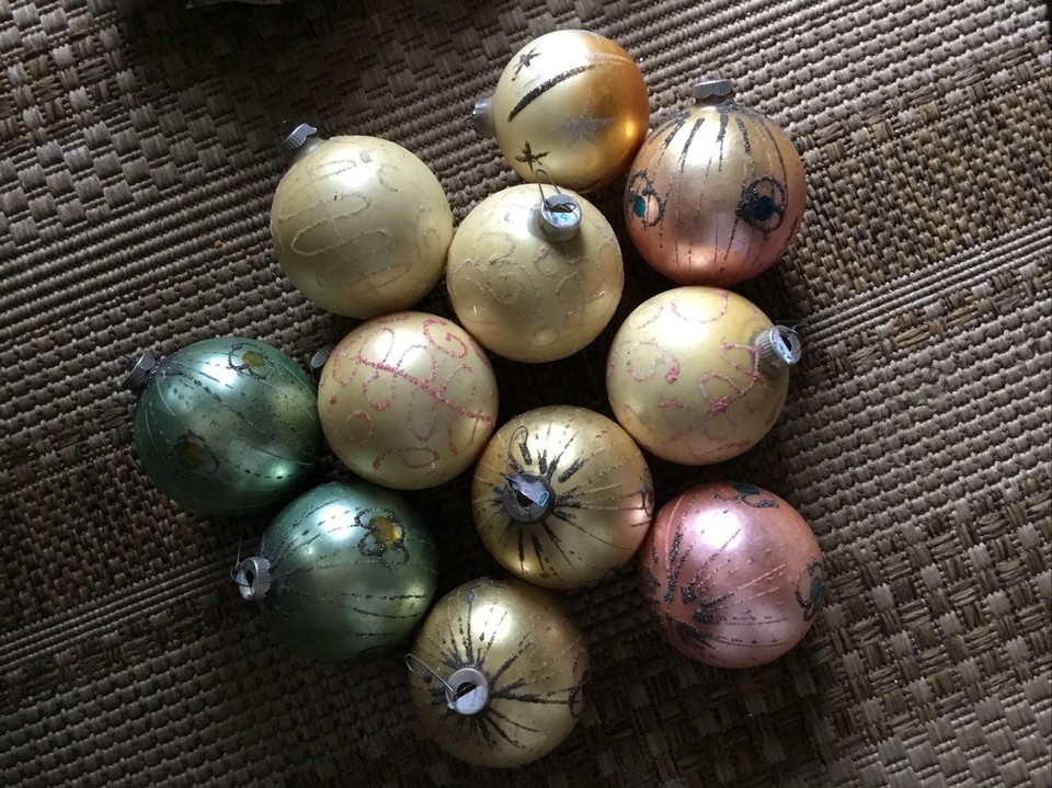 Shiny Brite Xmas Bulbs,buy One Or Group,vintage $10 Each | eBay