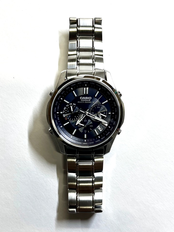 Casio Lineage LIW-M610D-2AJF Stainless Solar Radio Chronograph Men ...