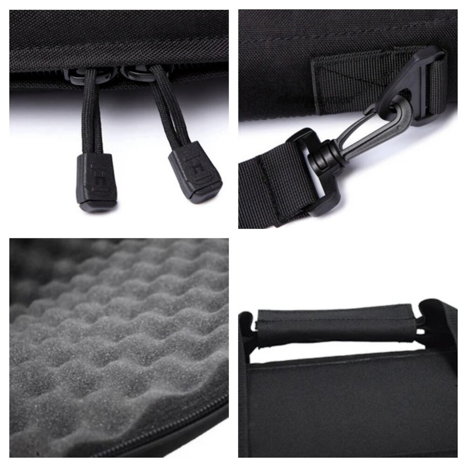 Soft Rifle Case Tactical Black Scoped Rifle Soft Padded Gun Bags RANGE ...