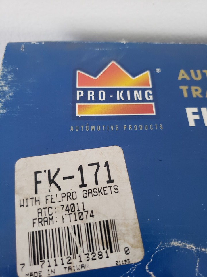 Pro-King FK-171 Transmission Filter Kit 82-93 Corvette 83-93 Camaro El ...