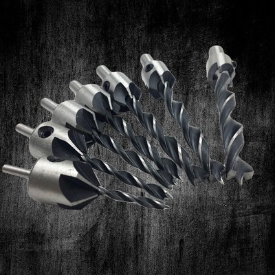 7 Pcs HSS Drill Bit Reamer Set Titanium Nitrate Coated Bits | eBay