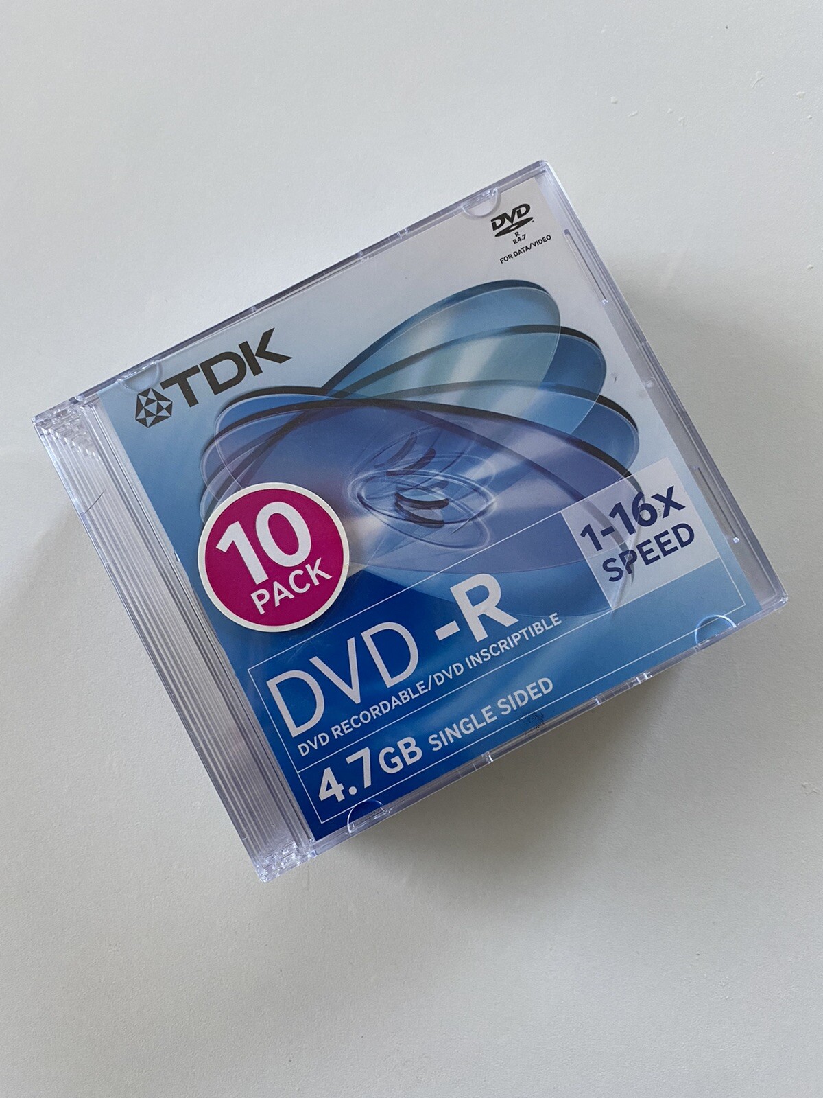 BNWOT NEW & SEALED TDK BLANK DVD-R 10 PACK WITH CASES | eBay