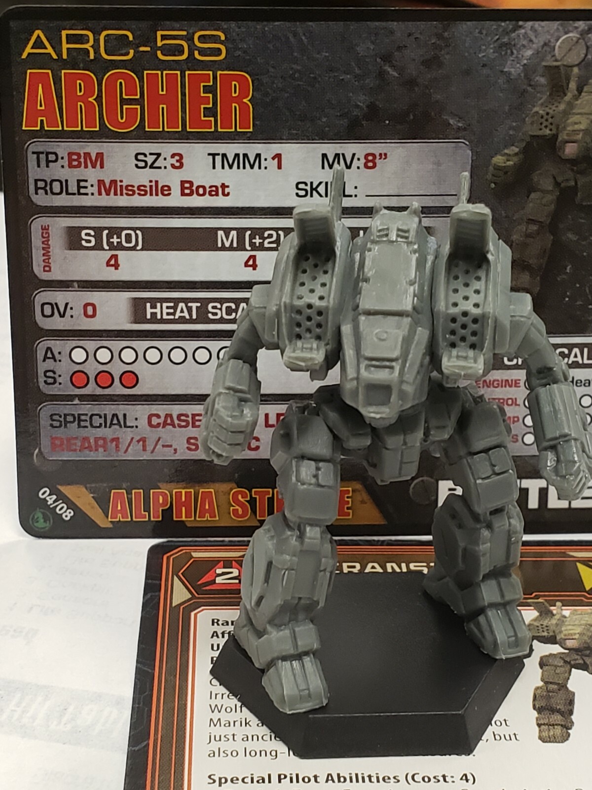 Battletech Plastic Mech from Kickstarter 2020 Catalyst Game Labs ...