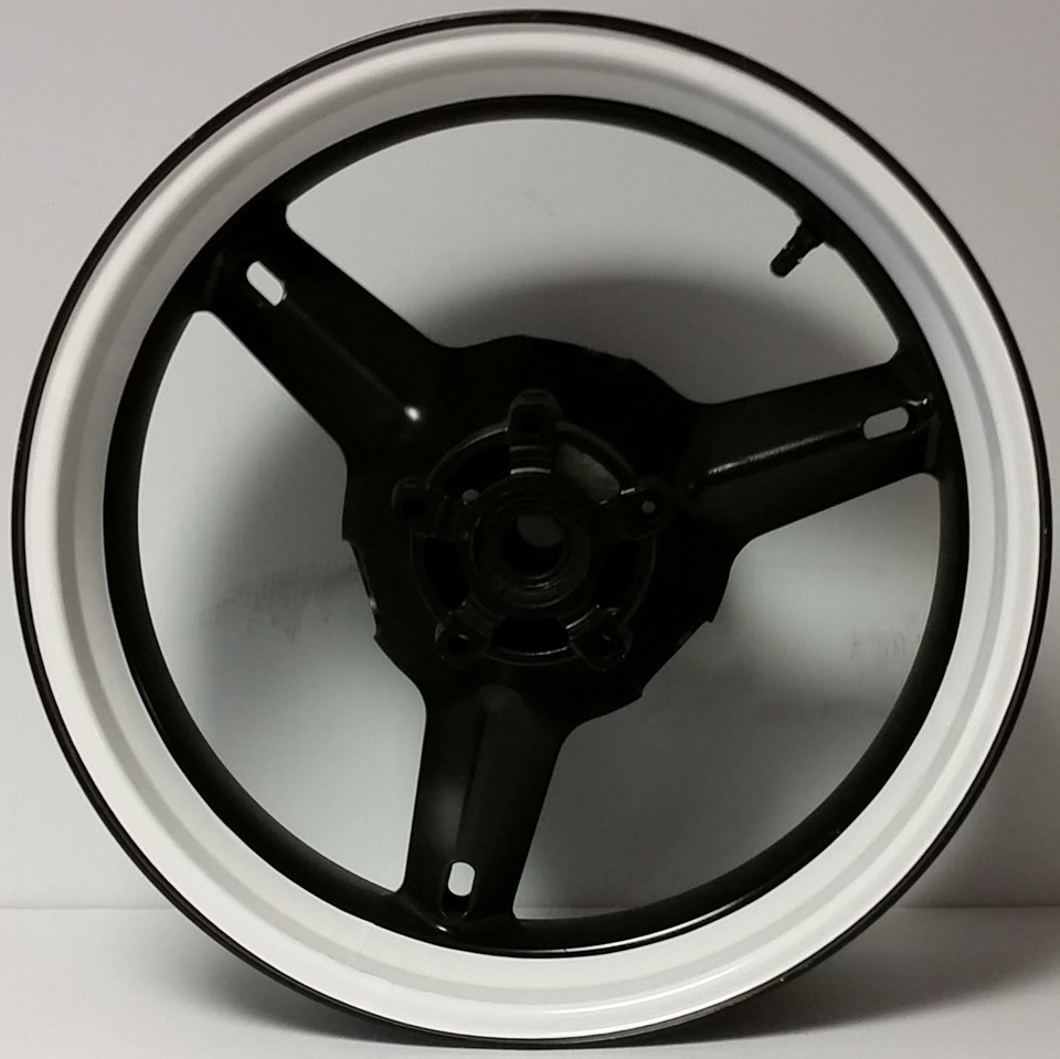 CUSTOM WHITE MOTORCYCLE INNER RIM DECALS WHEEL STICKERS STRIPES TAPE ...