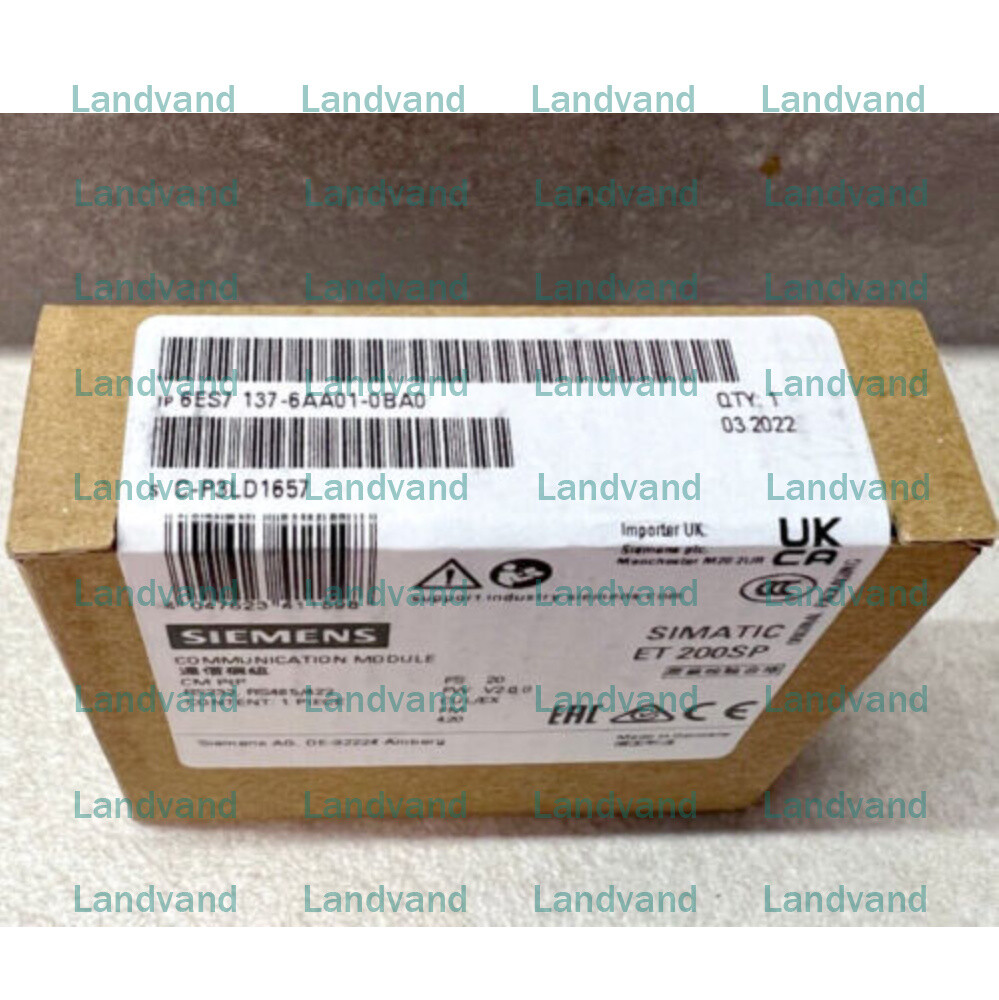 New Siemens 6ES7137-6AA01-0BA0 SIMATIC CM PTP PLC MODULE 6ES7 137-6AA01 ...