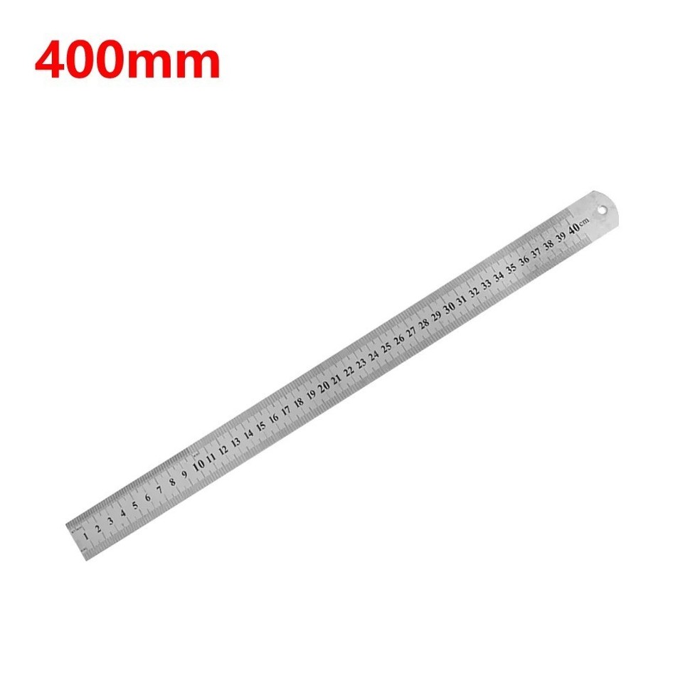 2pc 6" Pocket Metal Steel Measuring Scale Ruler Set Metric & SAE 1/2 ...