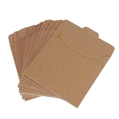 50 Pack Kraft Paper DVD Envelopes Cardboard CD Sleeves 607841216593| eBay