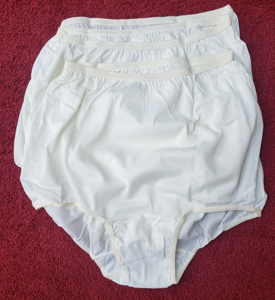 Vintage Acetate Tricot Full Cut Mushroom Gusset Briefs Panties Size ...