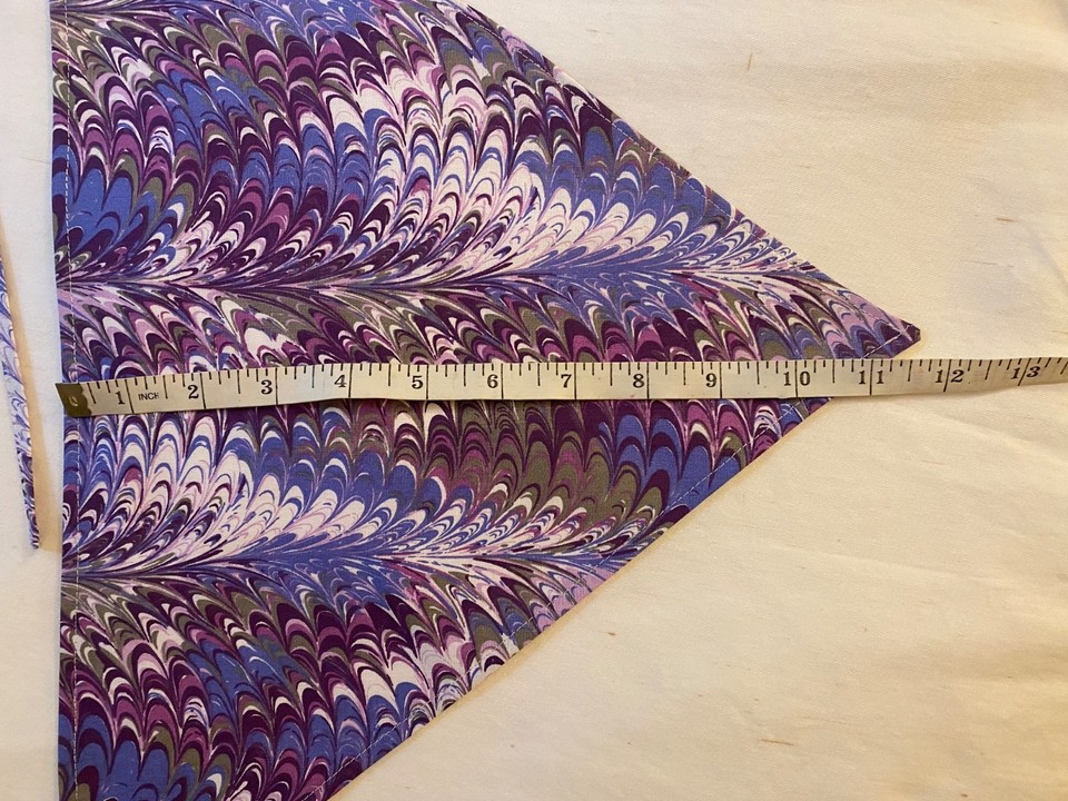 Lot of 4 Head Wrap Hair Scarf Head Kerchief Handmade Bandana Triangle ...