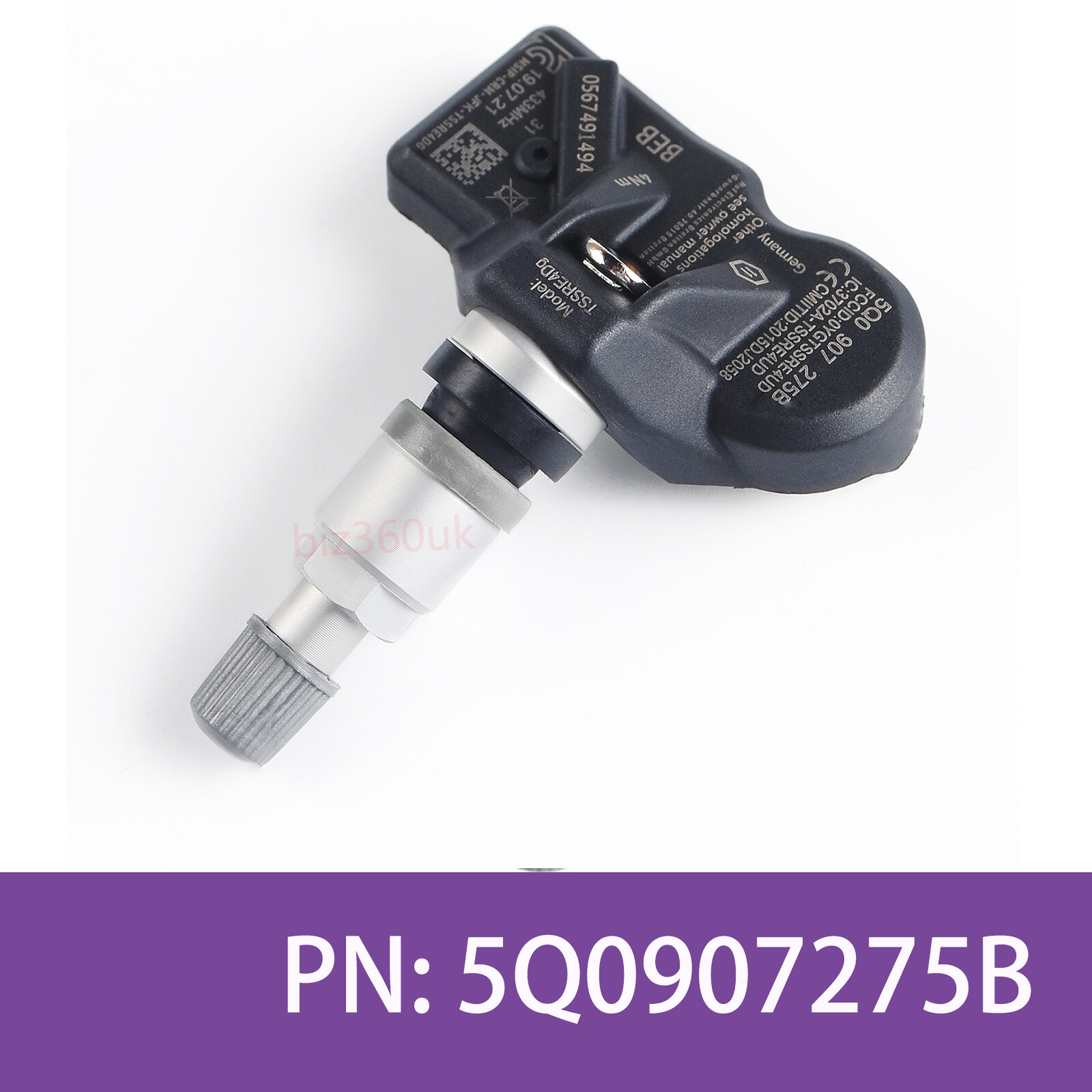 1pcs TPMS Tire Pressure Monitoring Sensor 5Q0907275B For Porsche AUDI ...