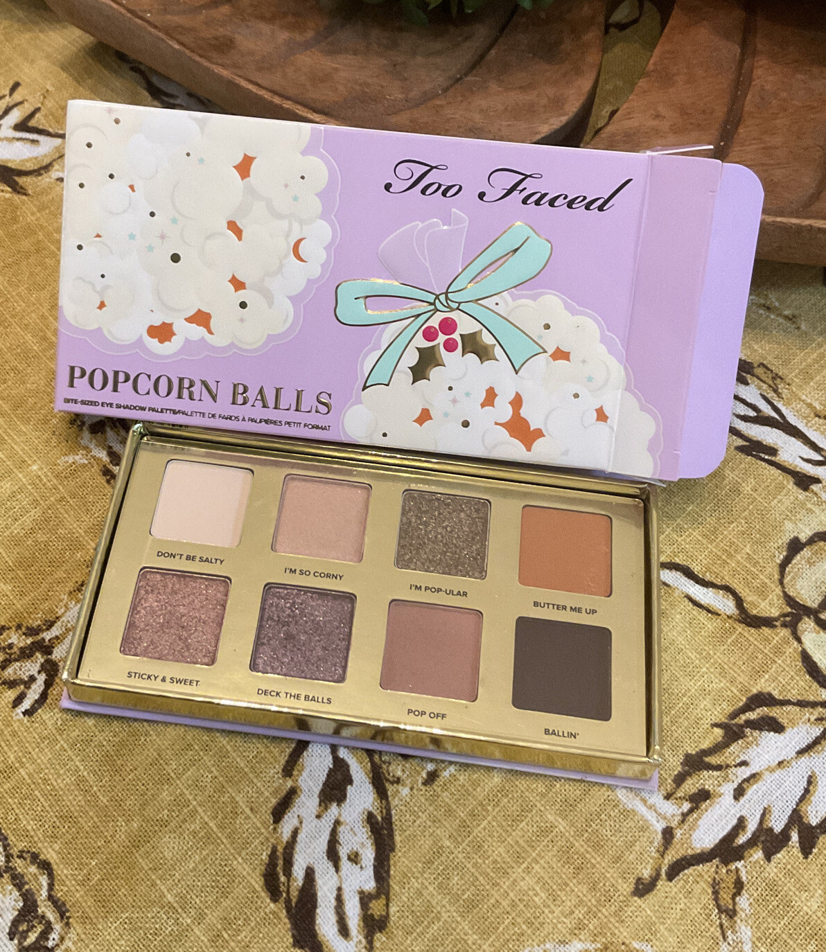 Too Faced Holidays 2023 Popcorn Balls Mini Eyeshadow Eye Palette New In ...