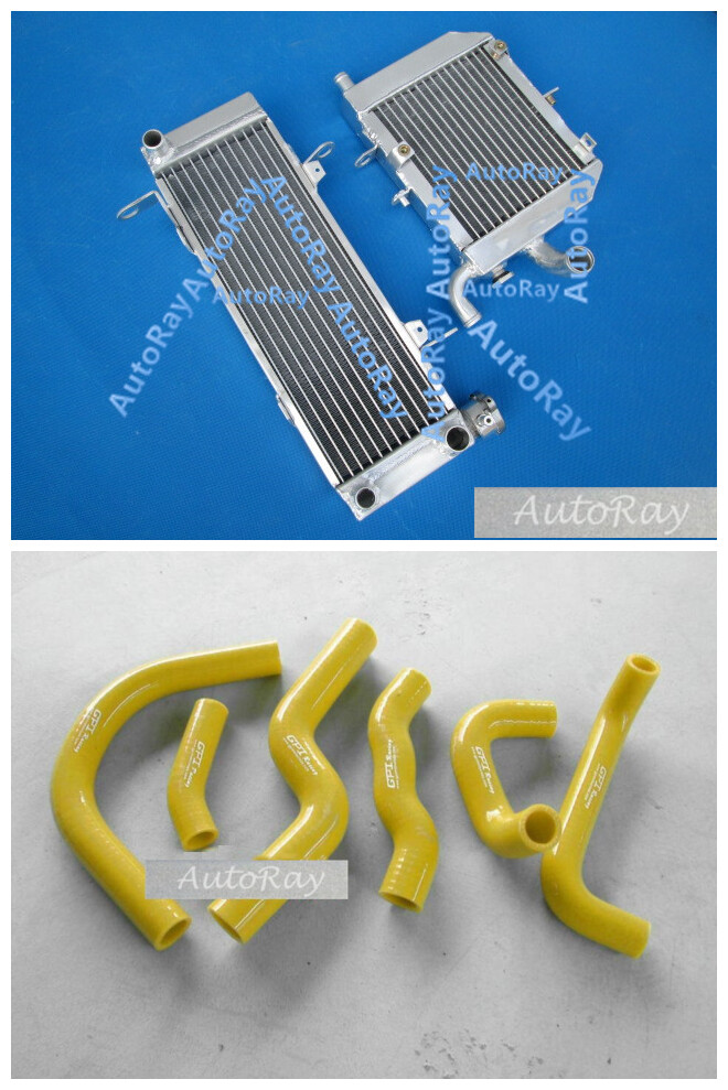 Aluminum Radiator and Silicone Hose Kit for Honda RVF400 NC35 or NC30 ...