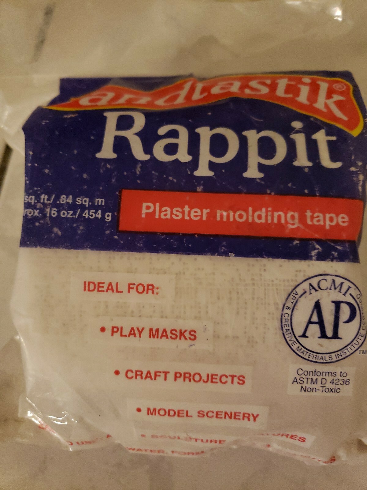 Rappit Plaster Molding Cloth Medical Grade Bandage Sandtastik 4" X 15 ...