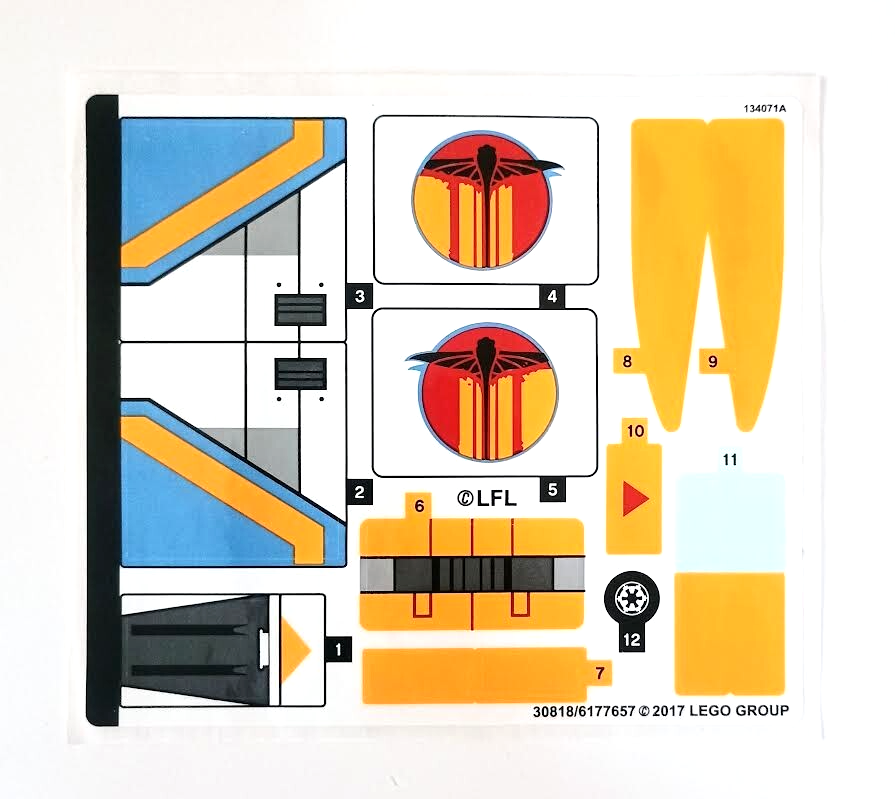 Lego 75170 The Phantom Original Sticker Sheet - Authentic Decals | eBay