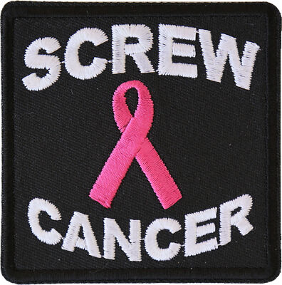 Screw Cancer Patch- 2.5x2.5 inch - P4595 | eBay