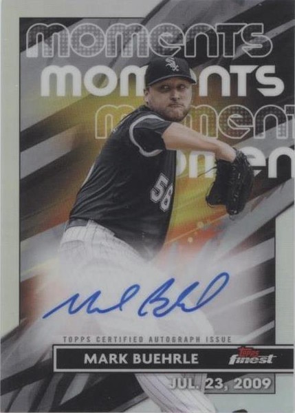 2023 Topps Finest - Finest Moments Autographs #FMA-MB Mark Buehrle (AU ...
