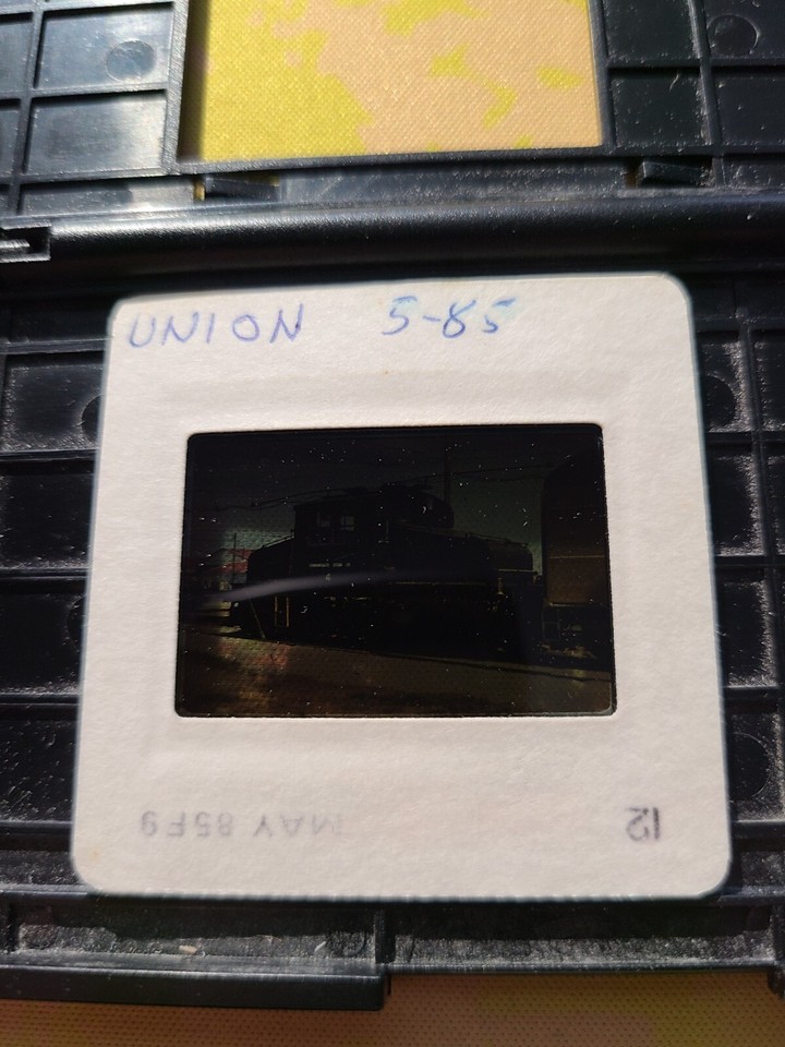 Original Slide Illinois Railway Museum ComEd # 4 Steeple Cab Union IL 5 ...