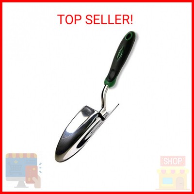 Edward Tools Bend-Proof Garden Trowel - Heavy Duty Polished Stainless ...
