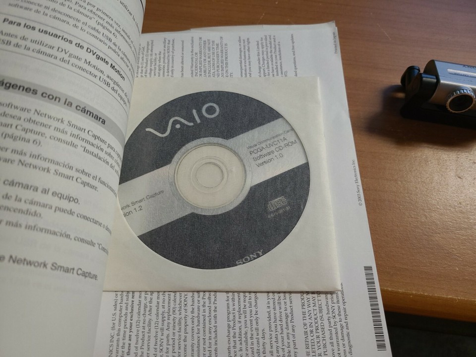 Sony VAIO USB Visual Communication Camera (PCGA-UVC11A) 27242649156| eBay