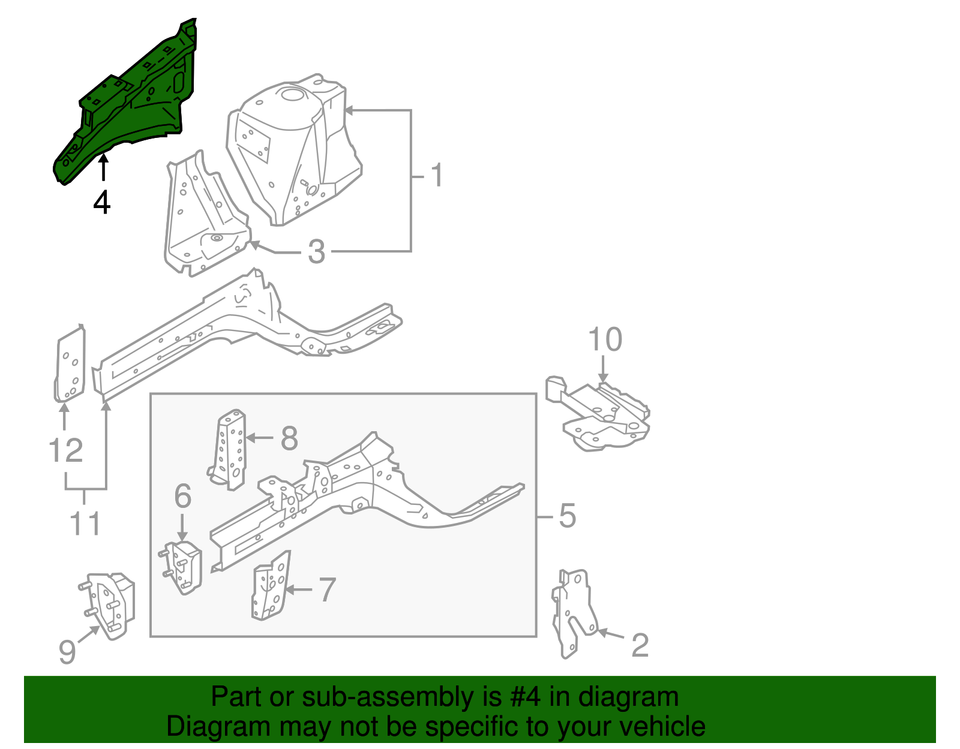 Genuine Nissan Upper Rail F4181-3WCMA | eBay