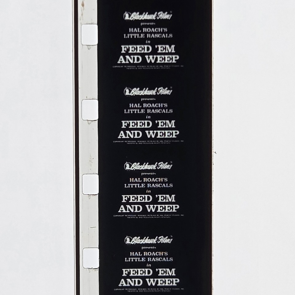Feed'em And Weep (1938) Super 8mm Sound, Hal Roach Comedy Short, Our ...