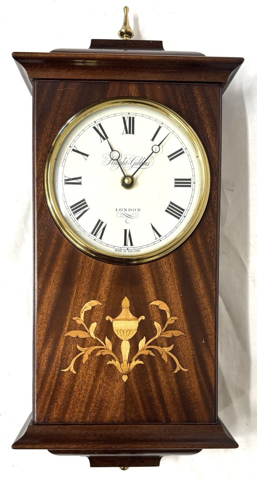 Knight & Gibbins London Wall Clock With Inlaid Detail | eBay UK